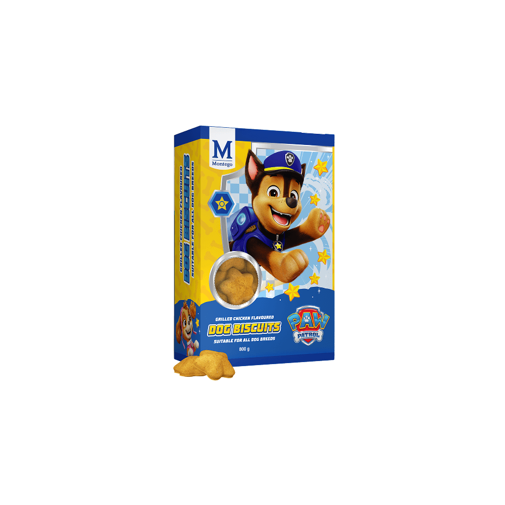 Montego Paw Patrol Grilled Chicken Dog Biscuits 800g – Petworld
