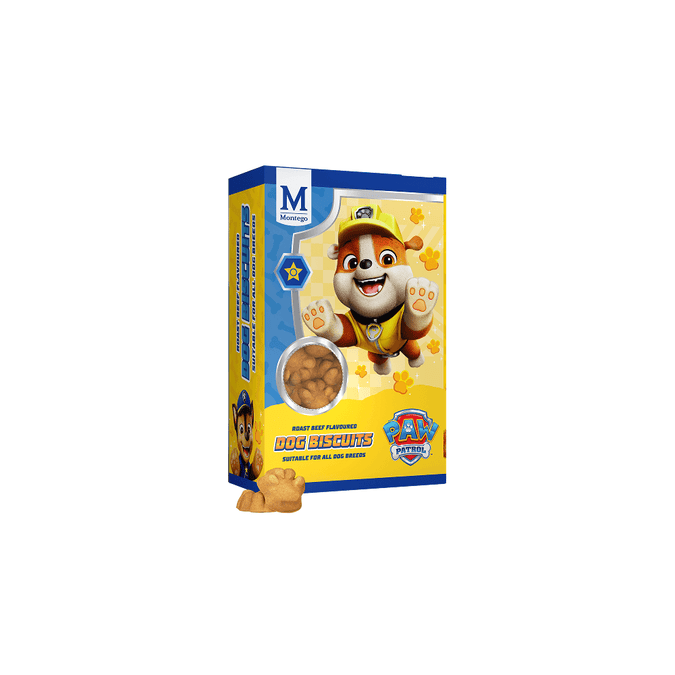 Montego Paw Patrol Roast Beef Dog Biscuits 800g – Petworld
