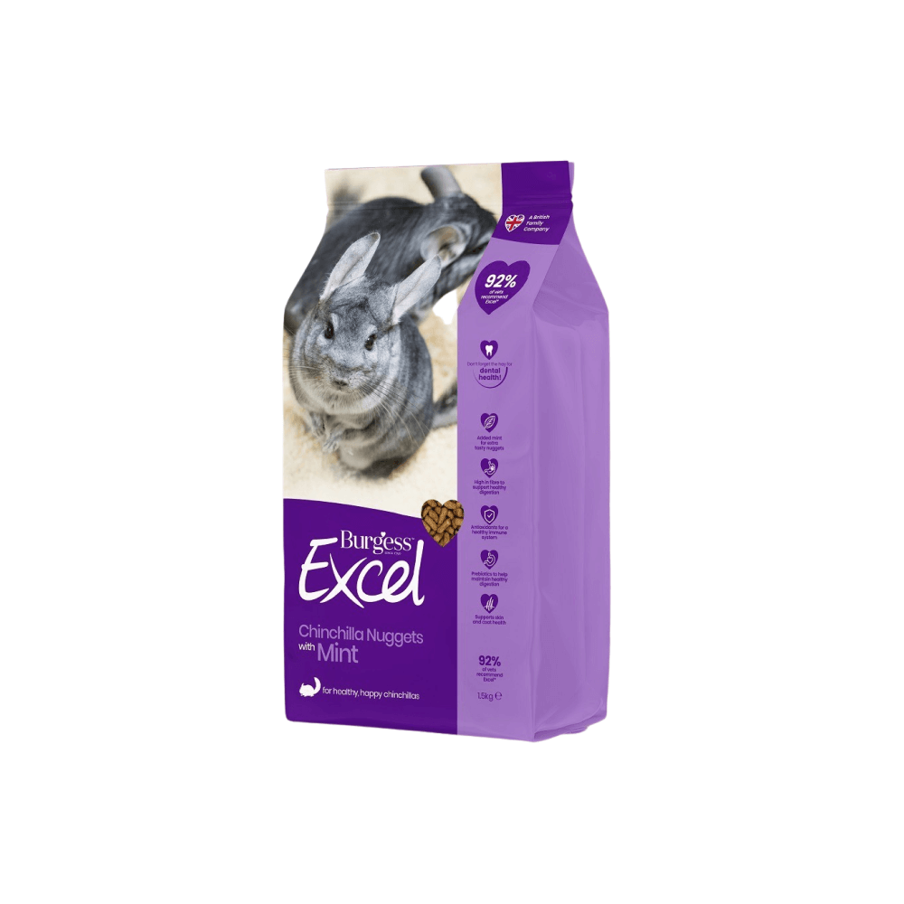 Burgess Excel Chinchilla Nuggets 1.5kg – Petworld