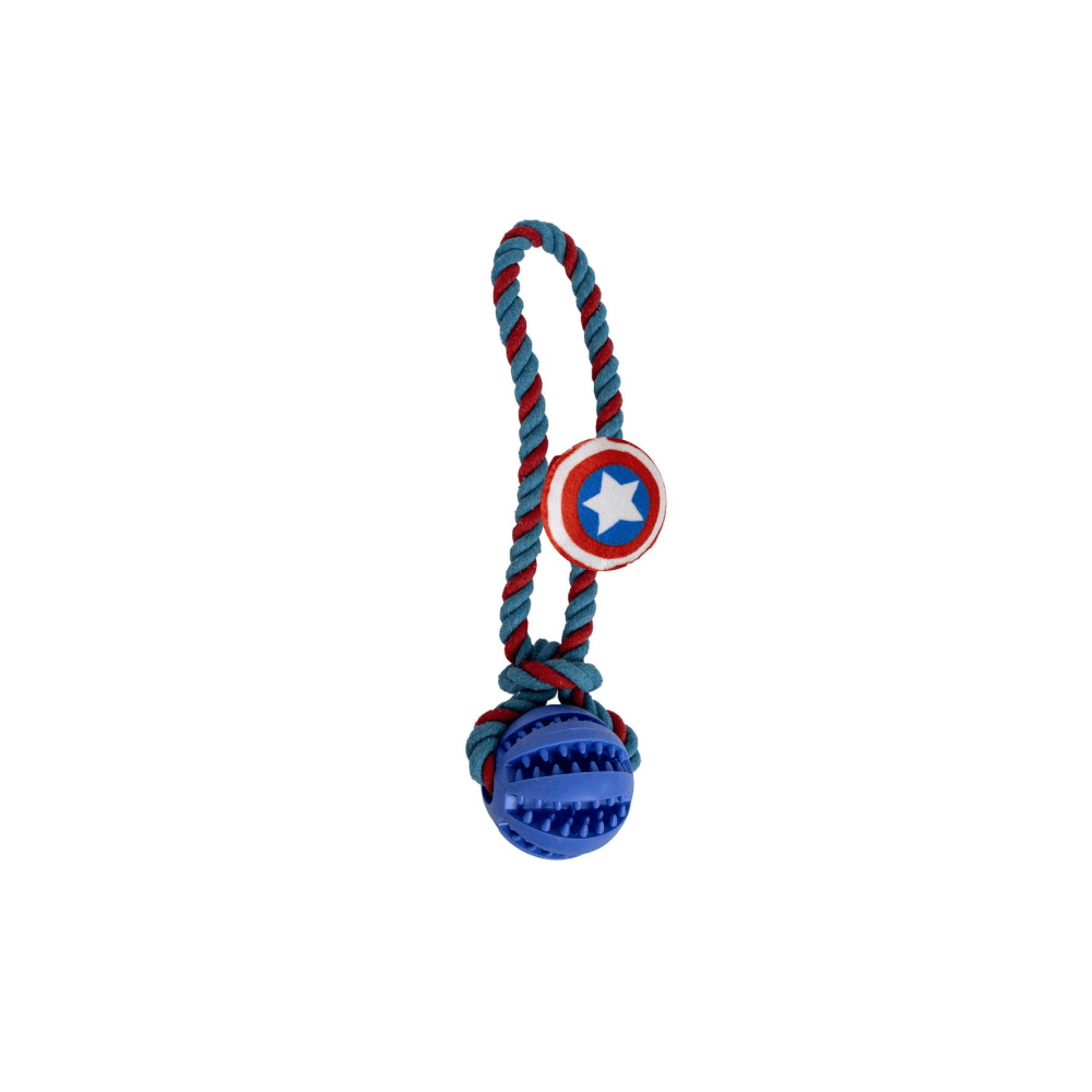 Disney Captain America Snack Dispenser Ball on Rope – Petworld
